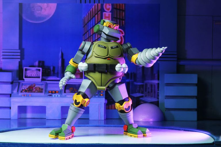 NECA Toys Teenage Mutant Ninja Turtles Deluxe Metal Head Figure Packaging