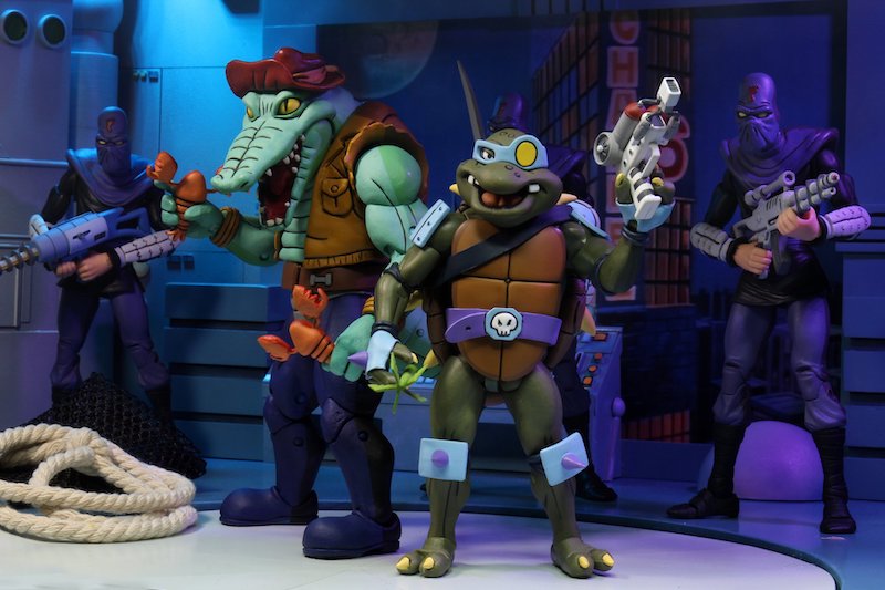 NECA Toys Teenage Mutant Ninja Turtles Cartoon Figure 2-Packs New Images