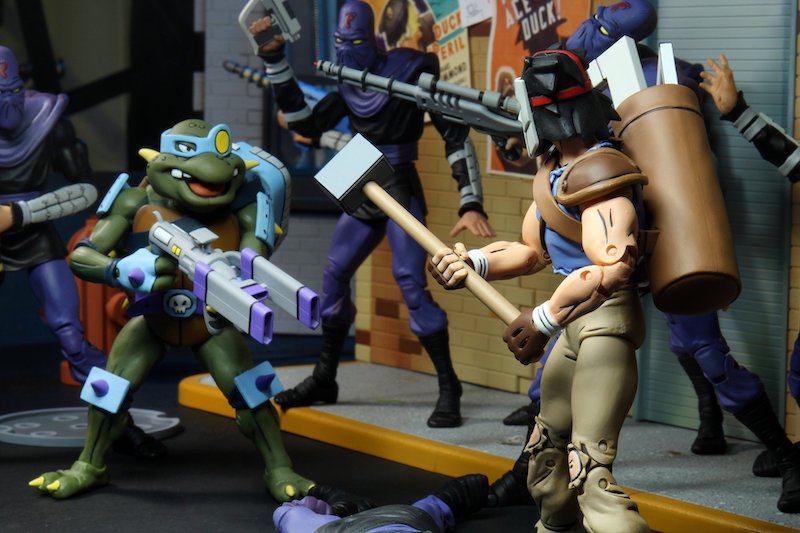 NECA Toys Teenage Mutant Ninja Turtles Cartoon Figure 2-Packs New Images