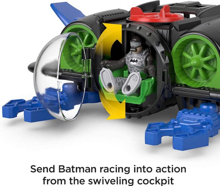Fisher-Price Imaginext DC Super Friends Batsub With Batman & Killer ...
