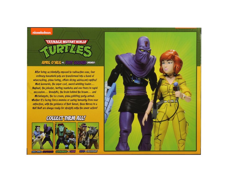 NECA Toys Teenage Mutant Ninja Turtles Cartoon 2-Packs Wave 3 Figures ...