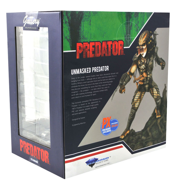 Diamond Select Toys SDCC 2020 Exclusive - Unmasked Jungle Predator PVC ...