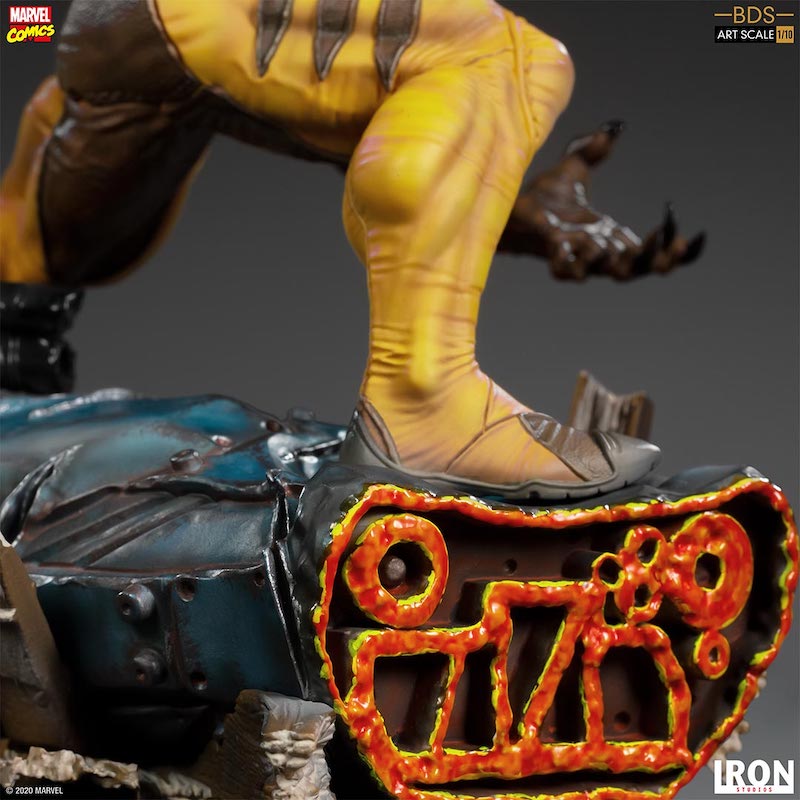 Iron Studios - Marvel Comics X-Men Art Scale 1/10 Sabretooth Statue Pre ...