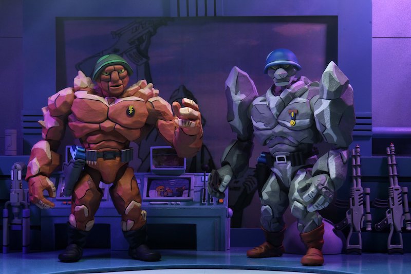 NECA Toys Teenage Mutant Ninja Turtles Cartoon Series Traag & Granitor ...