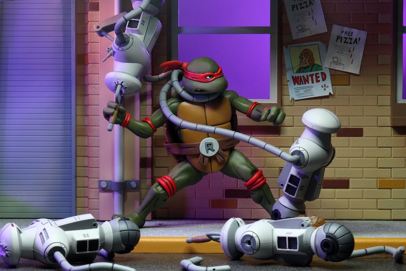 NECA Toys Teenage Mutant Ninja Turtles Cartoon 2-Packs Triceraton ...