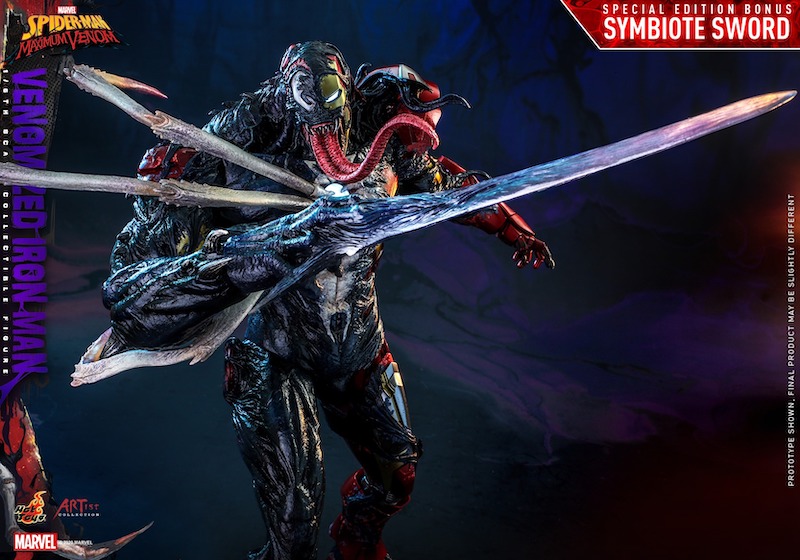Hot Toys Spider-Man: Maximum Venom - Venomized Iron Man Sixth Scale ...