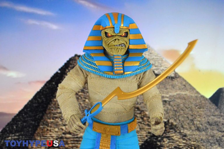 NECA Toys Iron Maiden 8" Clothed Powerslave Pharaoh Eddie Figure Review