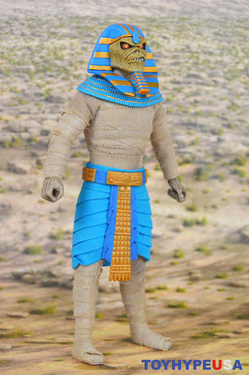 NECA Toys Iron Maiden 8" Clothed Powerslave Pharaoh Eddie Figure Review