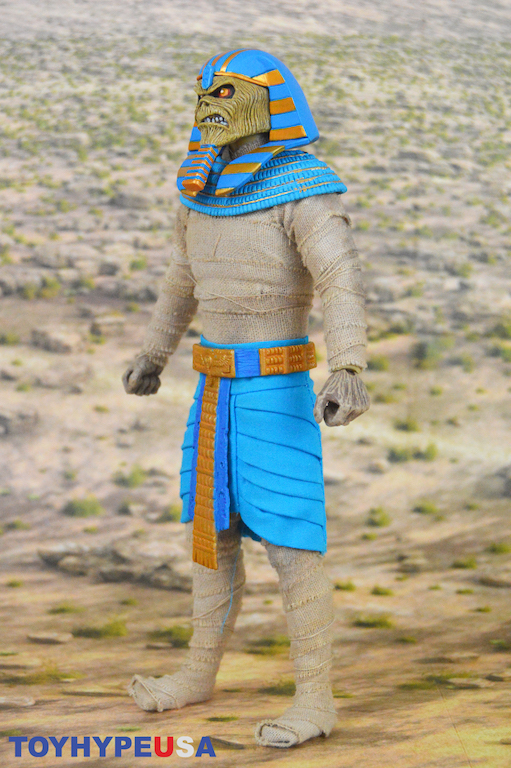 NECA Toys Iron Maiden 8" Clothed Powerslave Pharaoh Eddie Figure Review