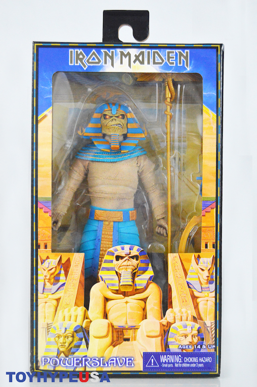 NECA Toys Iron Maiden 8" Clothed Powerslave Pharaoh Eddie Figure Review