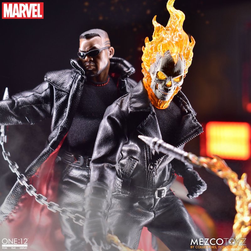 Mezco Toyz - Marvel Comics Ghost Rider With Hell Cycle Set Pre-Orders