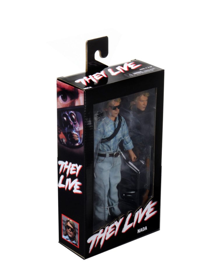NECA Toys They Live 8" Clothed John Nada Figure In-Packaging