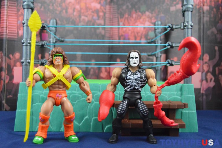 Mattel - Masters Of The WWE Universe Sting & Ultimate Warrior Figures ...