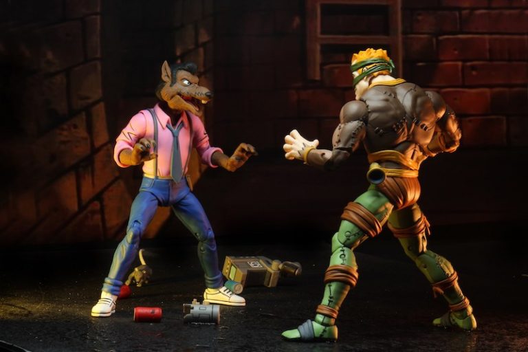 NECA Toys Teenage Mutant Ninja Turtles Rat King & Vernon 2 Pack New ...