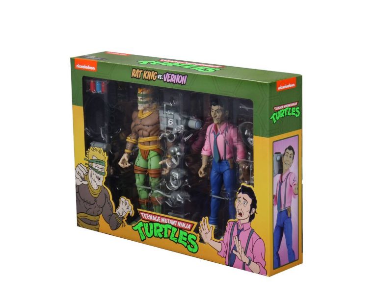 NECA Toys Teenage Mutant Ninja Turtles Rat King & Vernon 2 Pack Figures ...