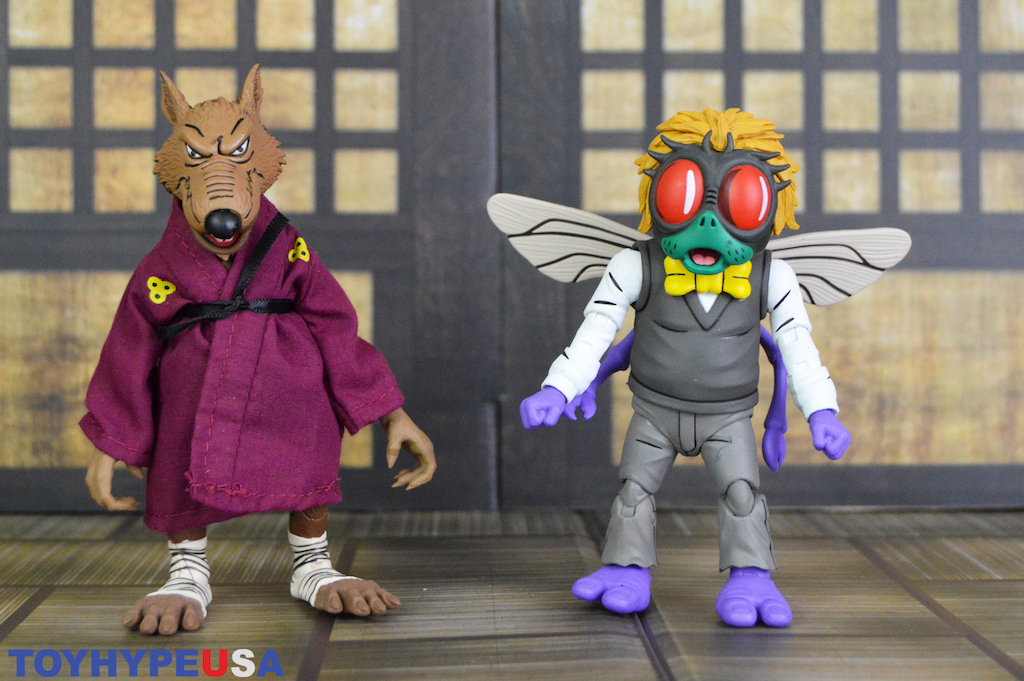 NECA Toys Teenage Mutant Ninja Turtles Splinter and Baxter Stockman ...