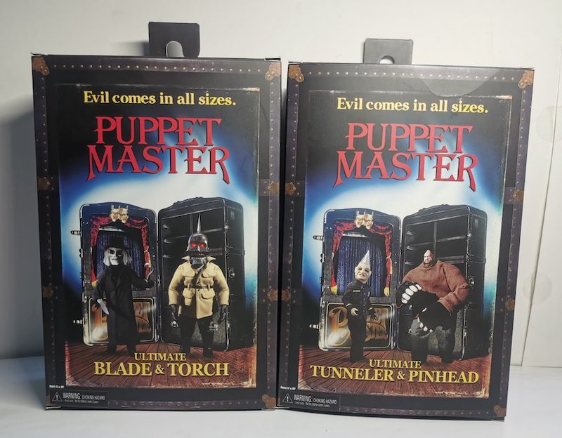 NECA Toys Puppet Master 2 Packs Figures In-Packaging