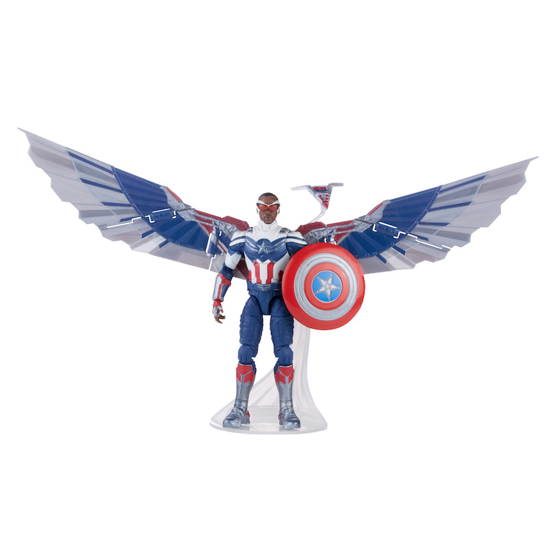 Hasbro Marvel Legends Disney+ Captain America Flight Gear BAF Wave Pre ...