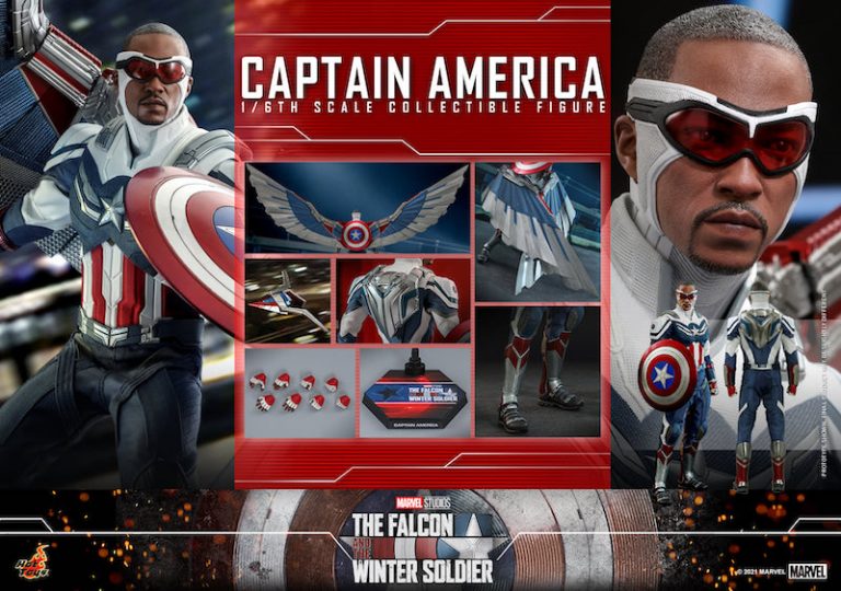 Hot Toys The Falcon and The Winter Soldier - Sam Wilson Captain America ...