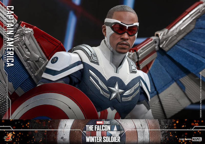 Hot Toys The Falcon and The Winter Soldier - Sam Wilson Captain America ...