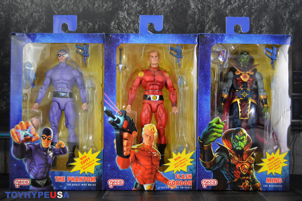 NECA Toys Defenders Of The Earth The Phantom, Flash Gordon & Ming ...