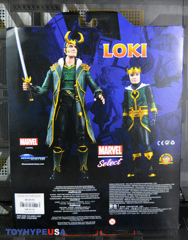 Diamond Select Toys Marvel Select Loki Special Collector Edition Figure ...