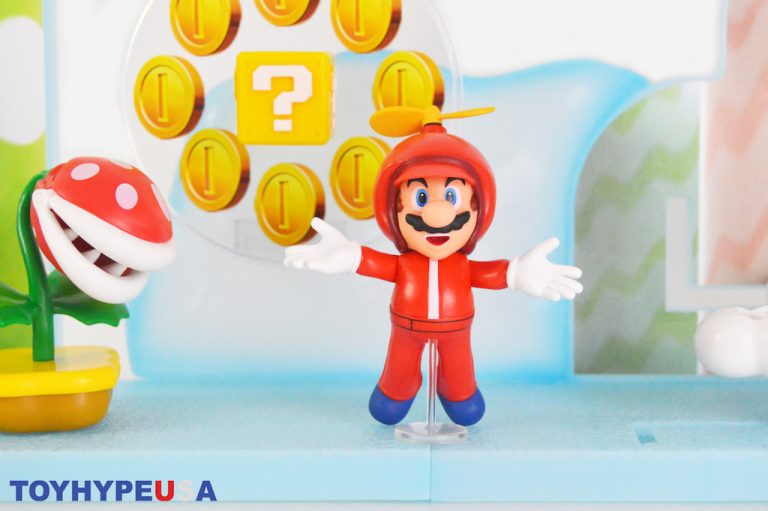 First-Look: Jakks Pacific Super Mario Deluxe Cloud Playset & Super ...