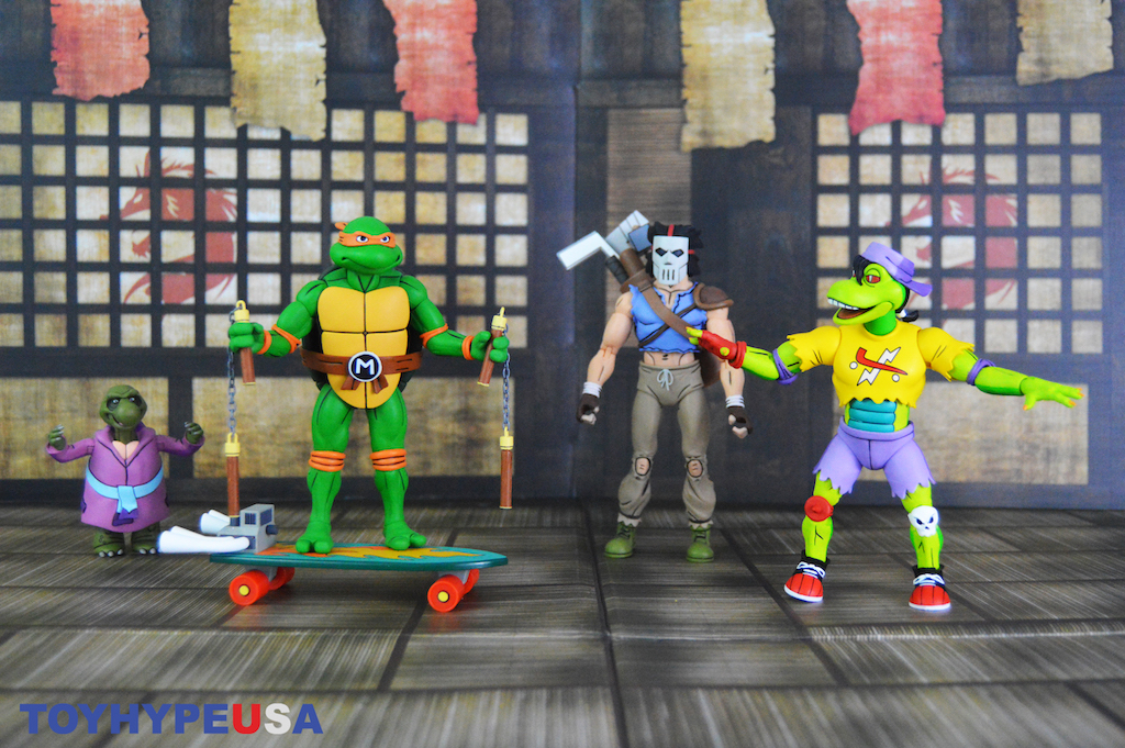 NECA Toys Teenage Mutant Ninja Turtles Mondo Gecko & Kerma Figures Review