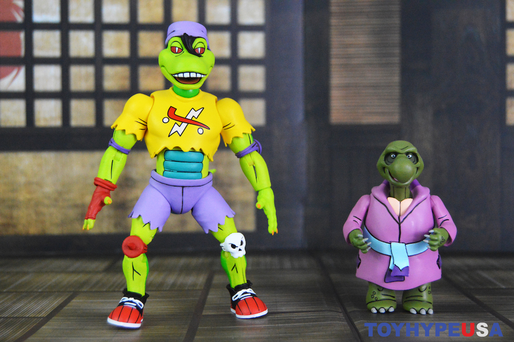 NECA Toys Teenage Mutant Ninja Turtles Mondo Gecko & Kerma Figures Review