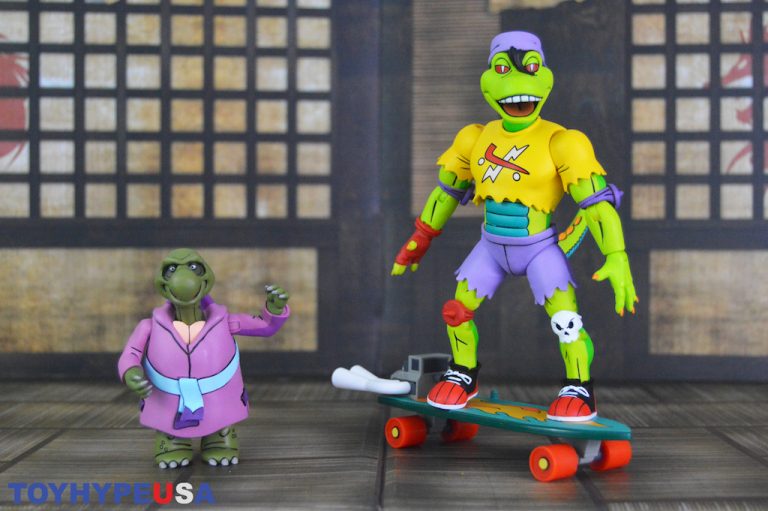NECA Toys Teenage Mutant Ninja Turtles Mondo Gecko & Kerma Figures Review