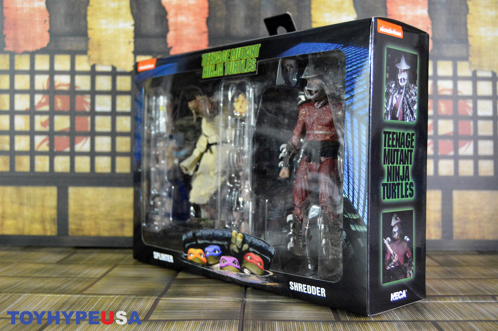 NECA Toys Teenage Mutant Ninja Turtles 1990 Movie - Splinter & Shredder ...