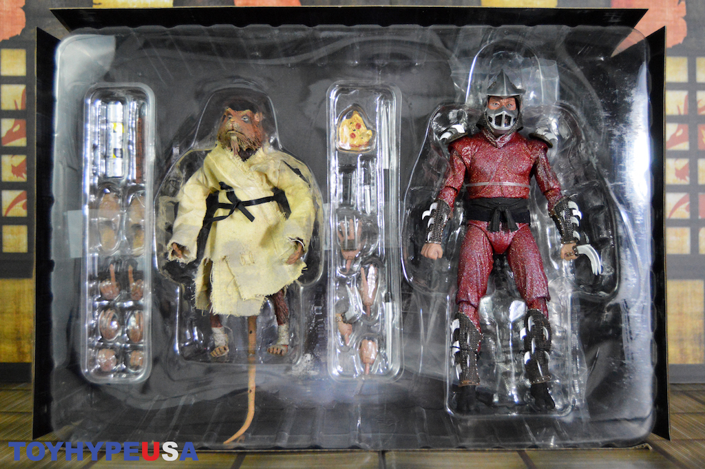 NECA Toys Teenage Mutant Ninja Turtles 1990 Movie - Splinter & Shredder ...