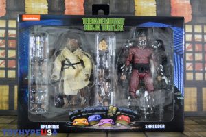 NECA Toys Teenage Mutant Ninja Turtles 1990 Movie - Splinter & Shredder ...