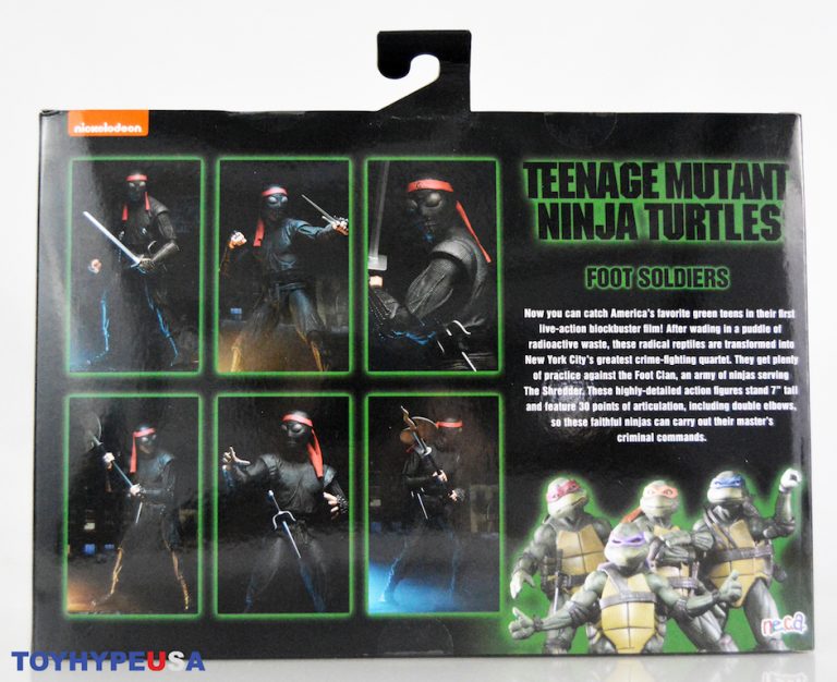NECA Toys Teenage Mutant Ninja Turtles Movie Walmart Exclusive Foot ...