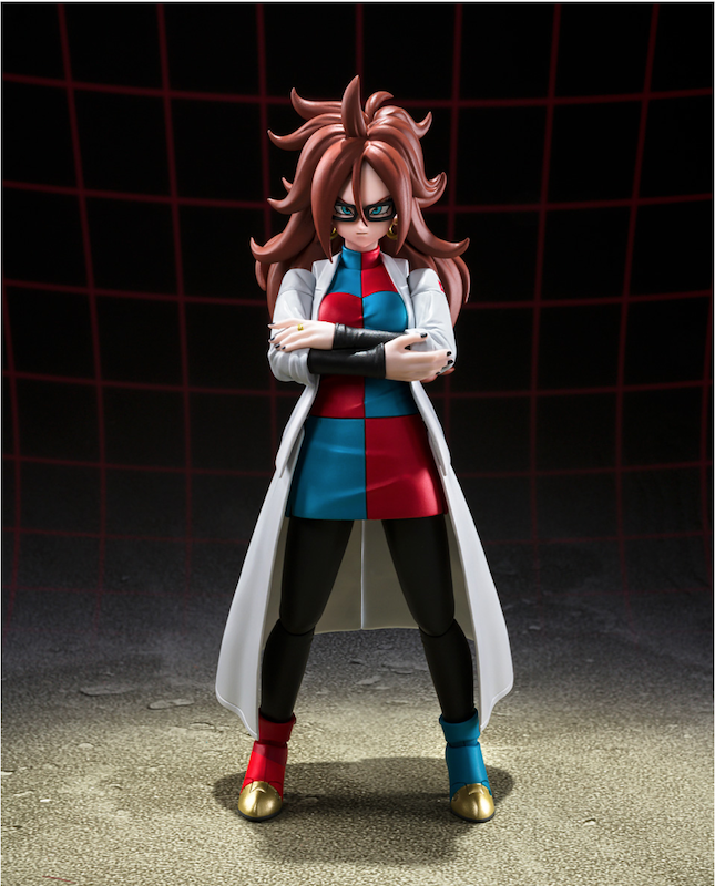 Premium Bandai - S.H. Figuarts Dragon Ball FighterZ Android 21 Figure ...