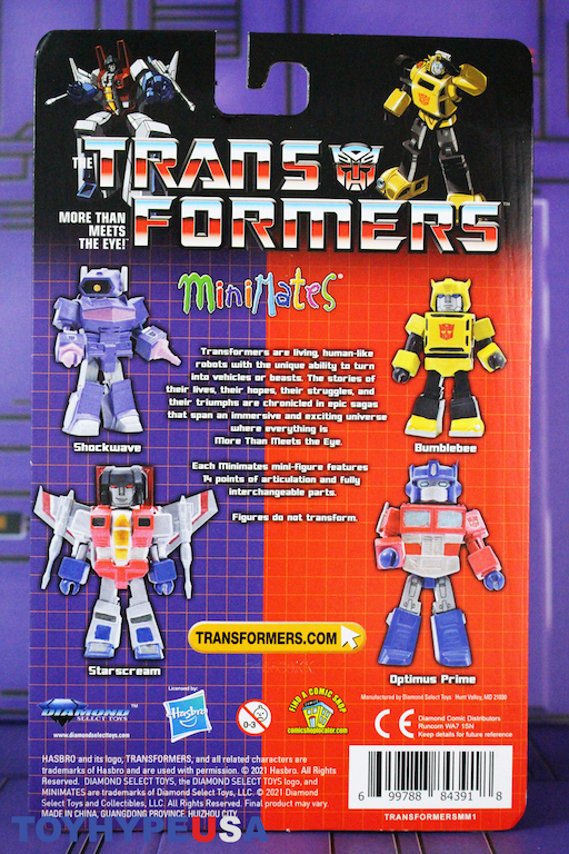 Diamond Select Toys Transformers Minimates Series 1 Review