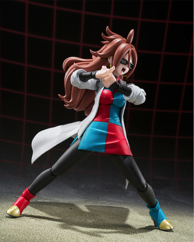 Premium Bandai - S.H. Figuarts Dragon Ball FighterZ Android 21 Figure ...