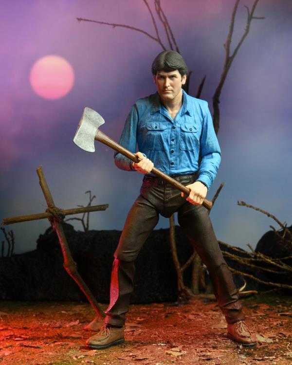 NECA Toys The Evil Dead 40th Anniversary Ultimate Ash Williams Figure ...