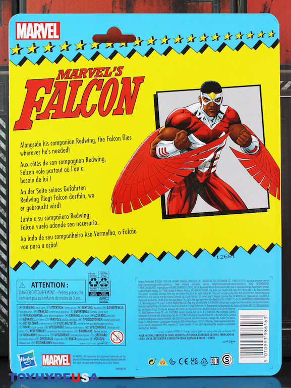 Hasbro Marvel Legends 6" Retro Collection Falcon Figure Review