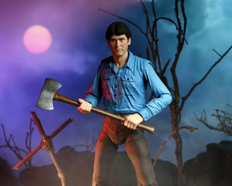 NECA Toys The Evil Dead 40th Anniversary Ultimate Ash Williams Figure ...