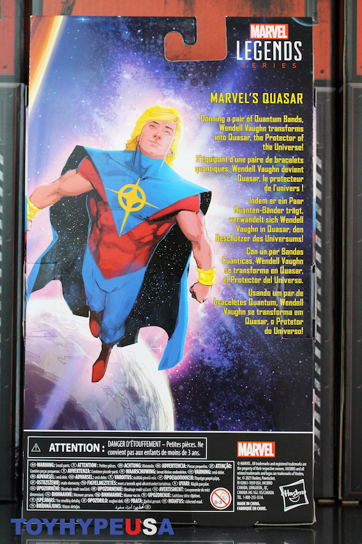 Hasbro Marvel Legends 6" Quasar Figure Review