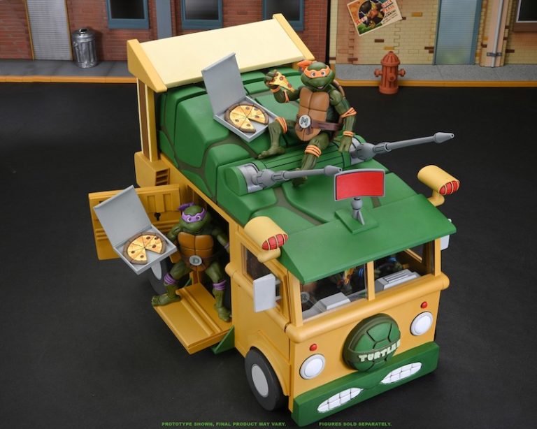 NECA Toys Teenage Mutant Ninja Turtles Party Wagon Vehicle At NECA Store