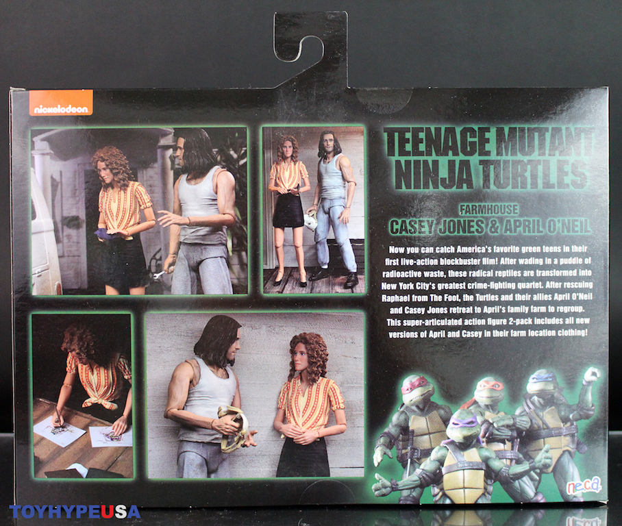 NECA Toys Teenage Mutant Ninja Turtles 1990 Casey Jones & April O'Neil ...