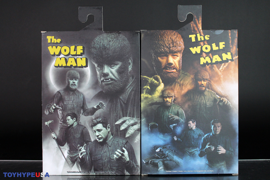 NECA Toys Universal Monsters Ultimate The Wolf Man (Black & White ...