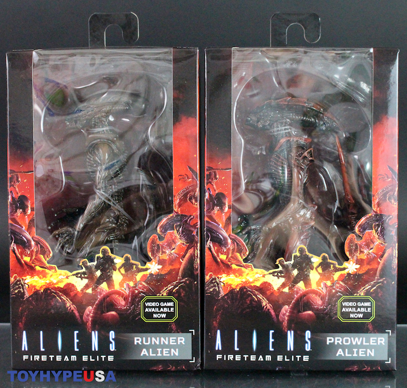 NECA Toys Aliens: Fireteam Elite - Prowler & Runner Alien Figures Review