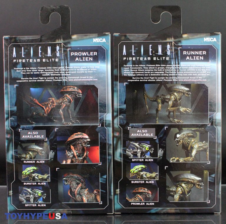 NECA Toys Aliens: Fireteam Elite - Prowler & Runner Alien Figures Review