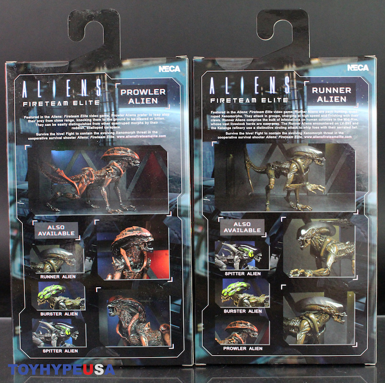NECA Toys Aliens: Fireteam Elite - Prowler & Runner Alien Figures Review