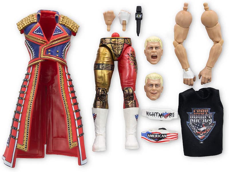 Jazwares AEW Unrivaled Supreme Collection Cody Rhodes FIgure Pre-Orders