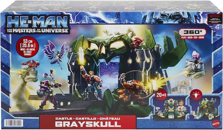 Mattel - Masters of the Universe He-Man & Castle Grayskull Playset Set ...