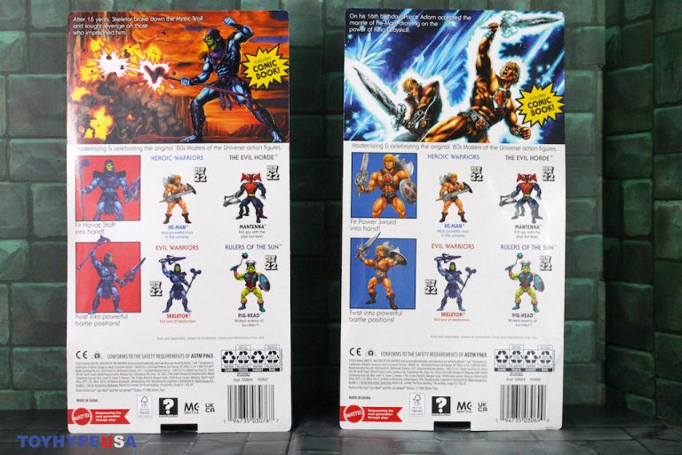 Mattel - Masters of the Universe: Origins 200X He-Man, 200x Skeletor ...